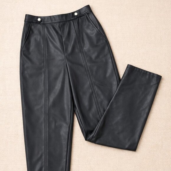 Andrew Marc | Pants & Jumpsuits | Andrew Marc Black Leather Pants 3x ...
